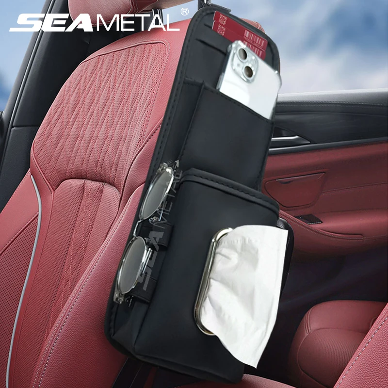 SEAMETAL-Car-Seat-Side-Organizer-Multi-Pocket-Center-Console-Extender ...