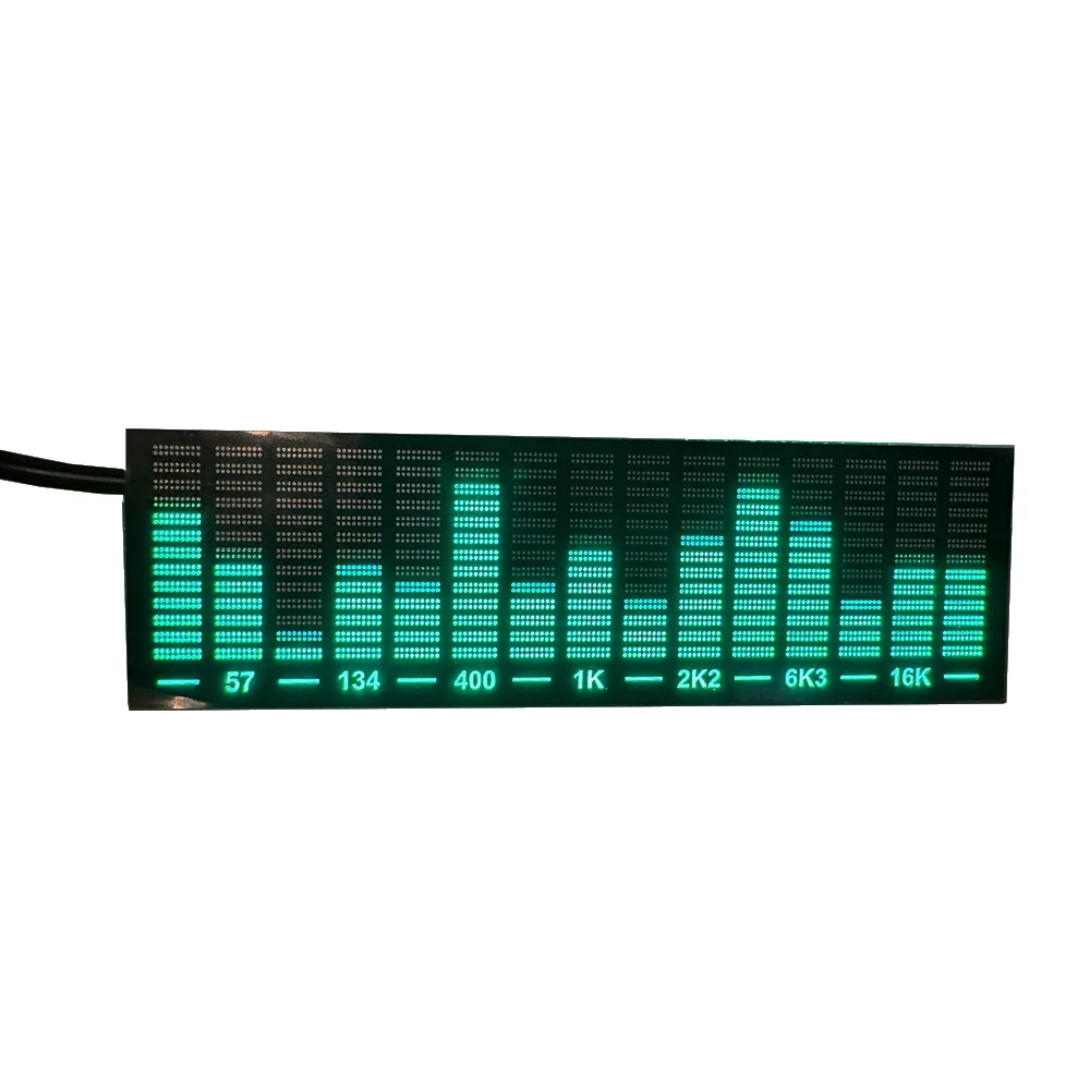 LED Sound-controlled /3.5mm Audio Input Music Spectrum Display Pickup ...