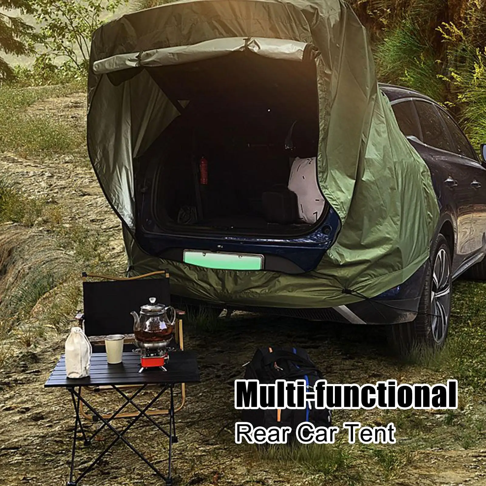 Tailgate Tent For SUV Camping Tent For SUV Tailgate Quick Setup Roof ...