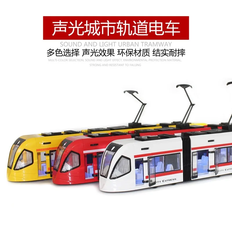 Urban-Tram-Train-Set-Bus-Sliding-Toy-Train-Car-Model-Children-s-Toy ...