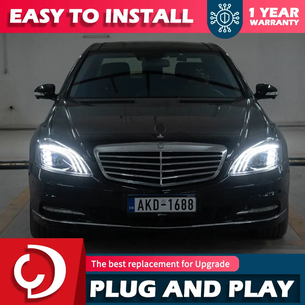 AKD-Car-Lamp-for-Benz-W221-Headlights-2006-2013-S300-S400-Dual ...