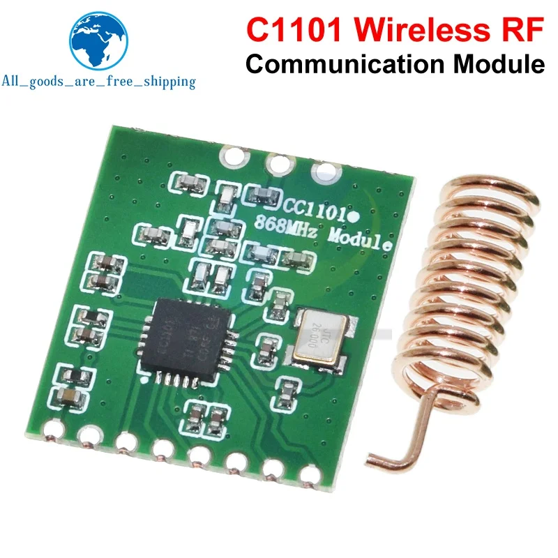 TZT1/3PCS CC1101 Wireless Module Long Distance Transmission Antenna ...
