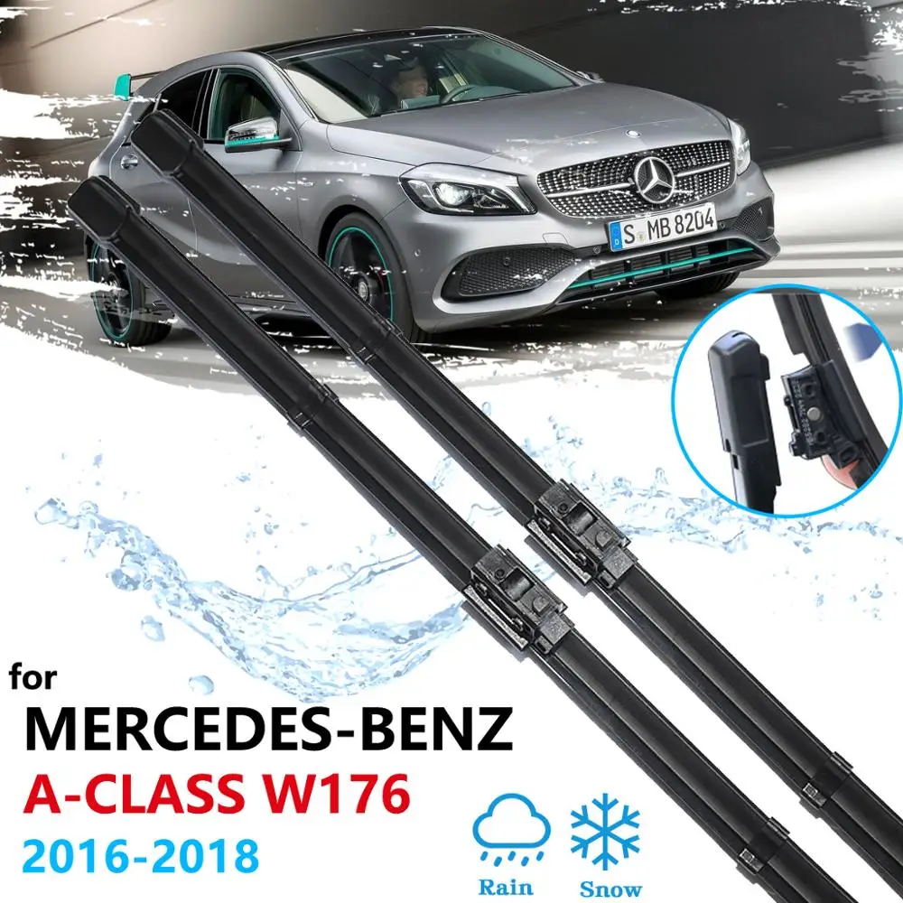 Car Wiper Blades for Mercedes Benz A Class W176 2016~2018 Windscreen ...