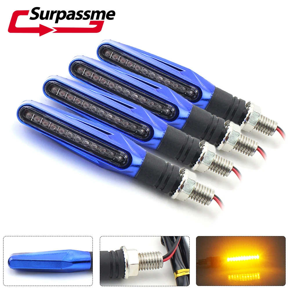 Luz-intermitente-LED-Universal-para-motocicleta-intermitente-Flexible ...