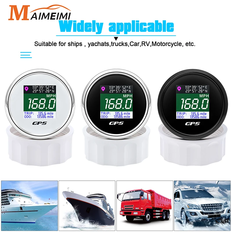2-52MM-GPS-Speedometer-With-GPS-Antenna-Digital-TFT-Screen-Odometer ...