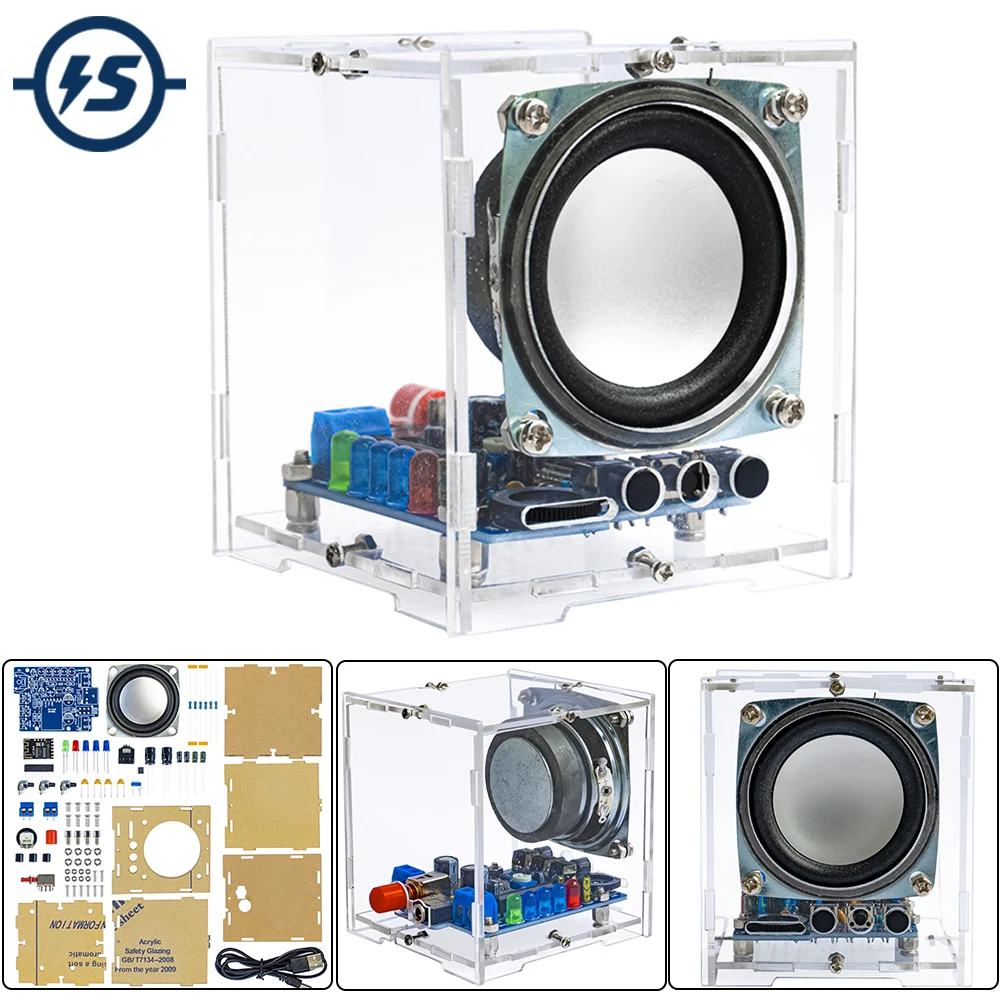 DIY-Electronic-Kit-Mini-Bluetooth-Compatible-Speaker-Box-Audio ...