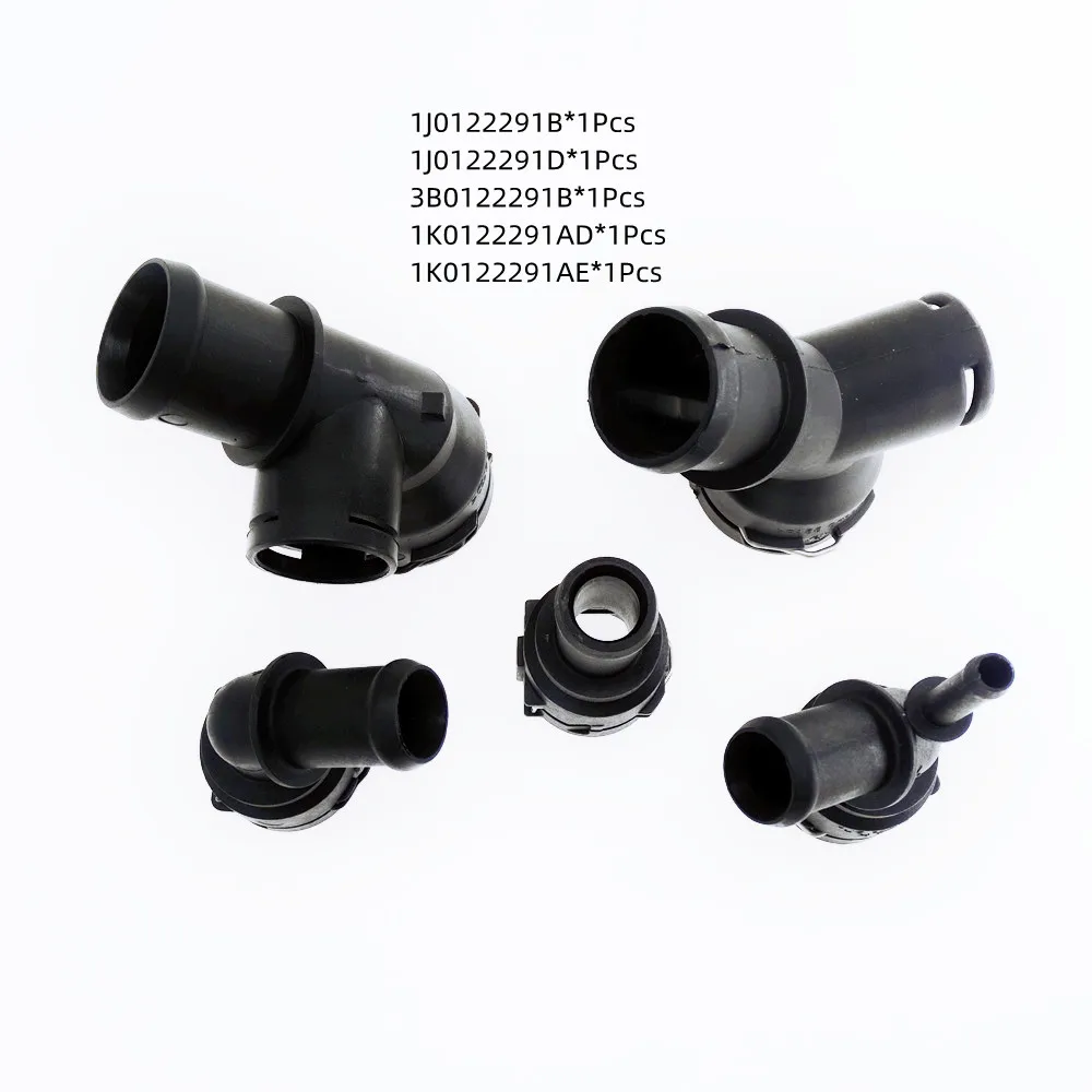 5Pcs Coolant Flange Radiator Hose Kit for VW Golf Bora Polo 1.8T Audi ...