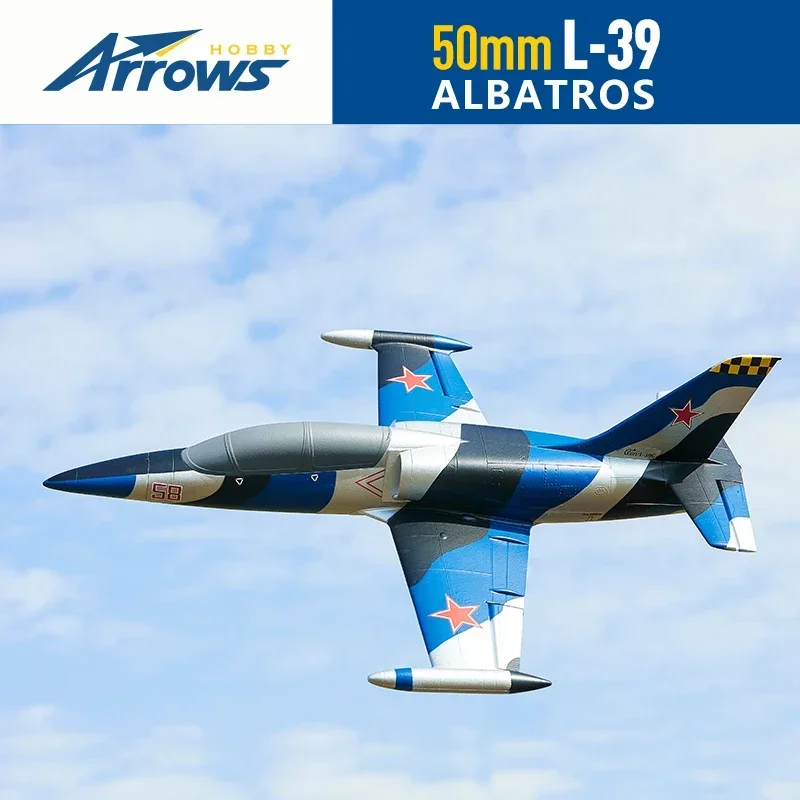 Blue-Arrow-50mm-L39-RC-Aircraft-Entry-level-Outdoor-Hand-Throw-Fixed ...