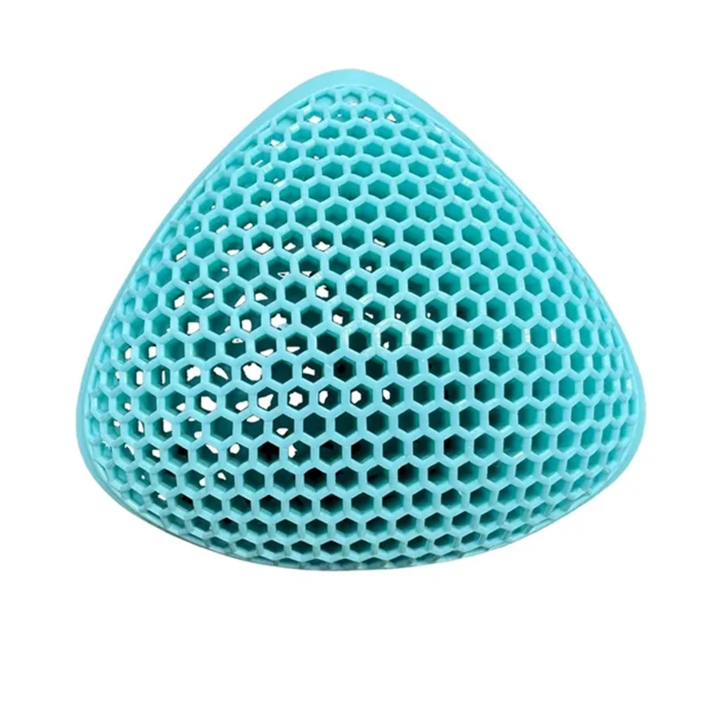 1-Piece-Lightweight-Triangle-Hollow-Breast-Form-honeycomb-core-Silicone ...