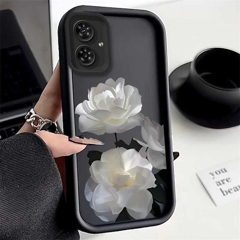 Bloom Flower New Sky Eye Phone Case Cover for Moto G10 Power (033-Black)