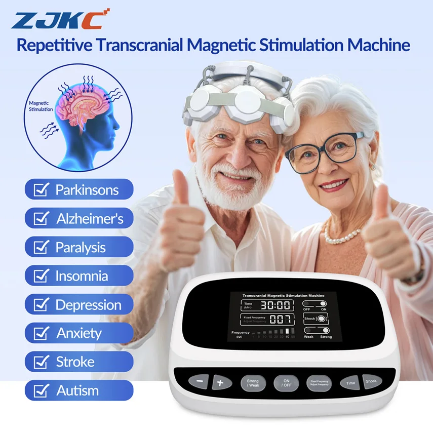 ZJKC-Rtms-Transcranial-Magnetic-Treatment-Machine-Brain-Stimulation-for-Stroke-Autism-Delusions ...