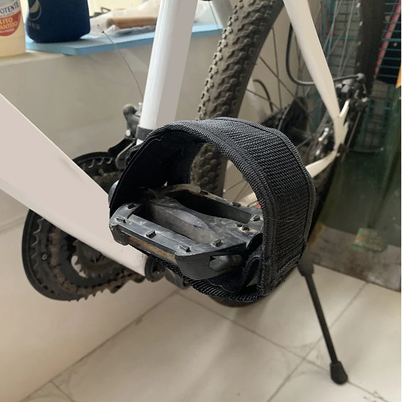 2pcs-Bicycle-Fixed-Gear-Cycling-Pedals-Bands-Feet-Set-With-Straps ...
