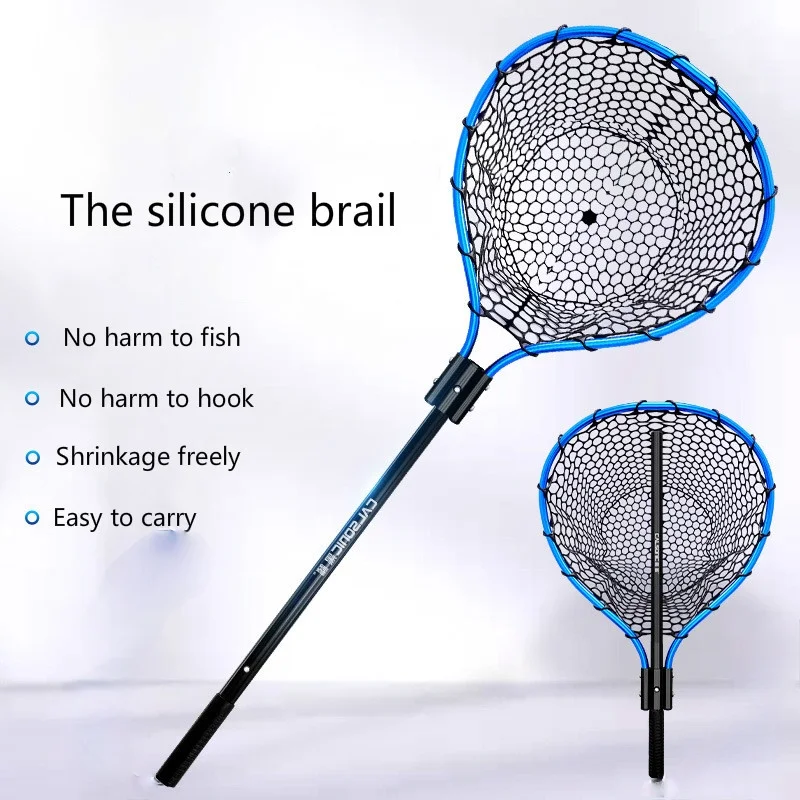 Sea-Fishing-Retractable-Net-Pull-Handle-Net-Aluminum-Alloy-Outdoor ...
