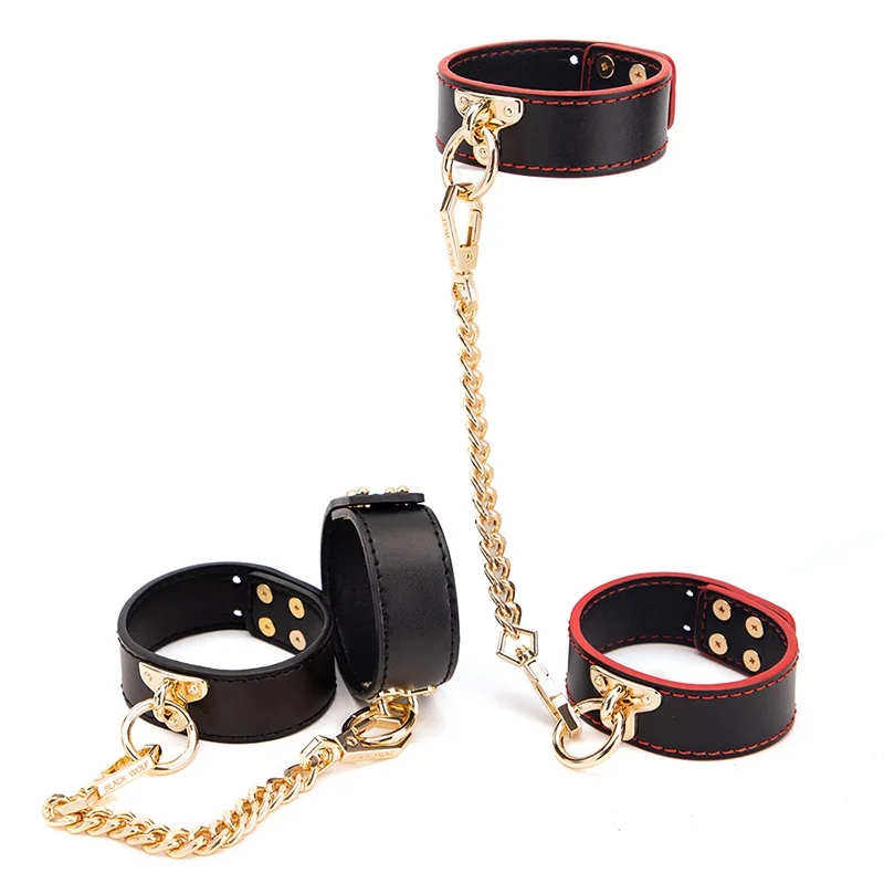 Hot-Leather-High-end-Handcuffs-Sm-Adult-Products-Sexy-Binding-Handcuffs ...