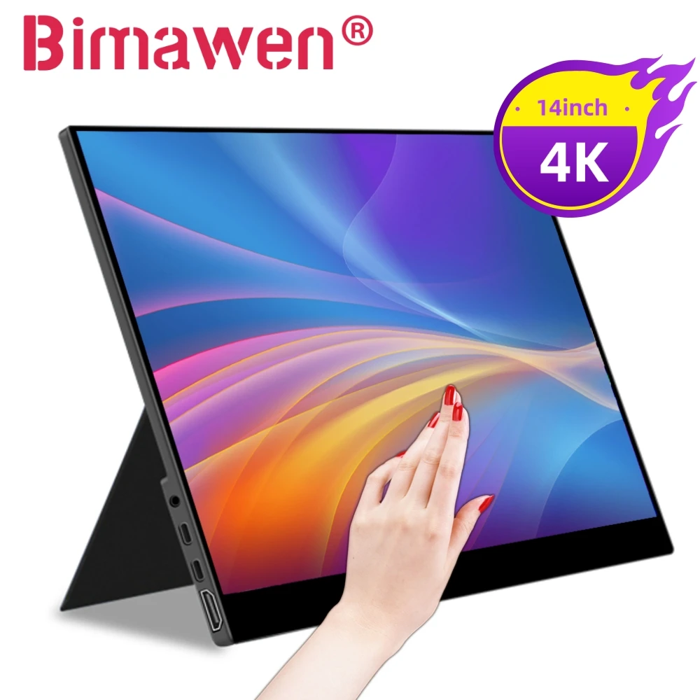 Bimawen-Monitor-port-til-de-14-pulgadas-pantalla-t-ctil-4K-USB-tipo-C ...