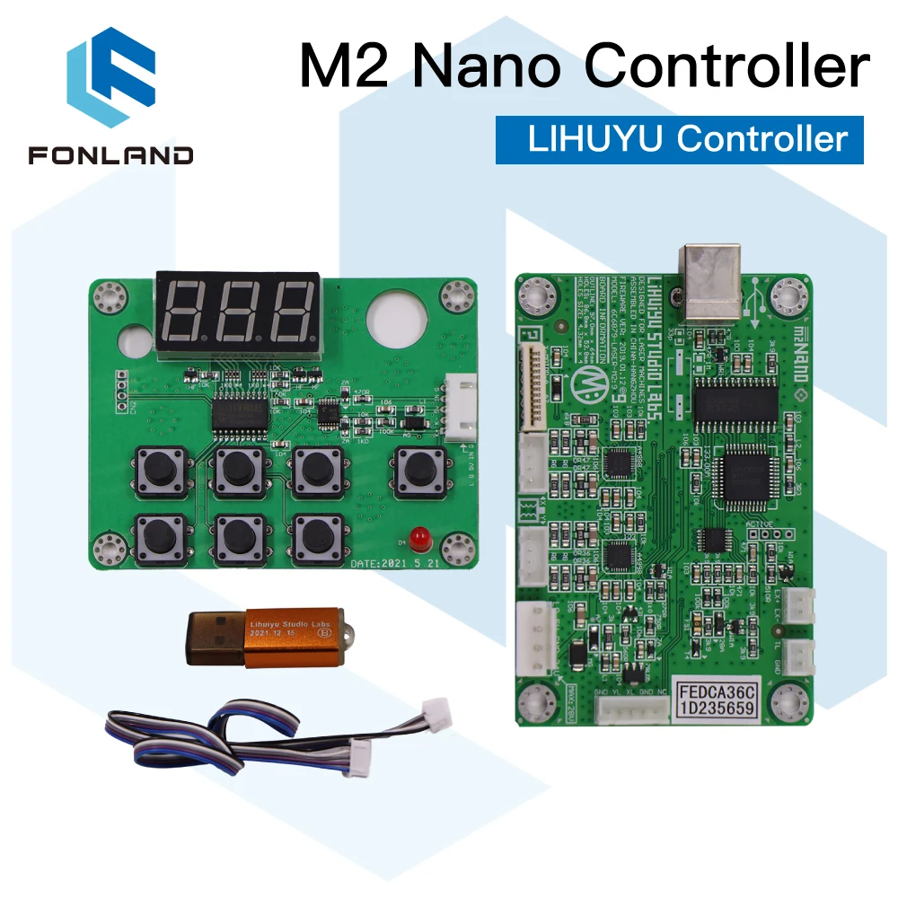 FONLAND LIHUIYU M2 Nano Laser Controller Mother Main Board +Control ...