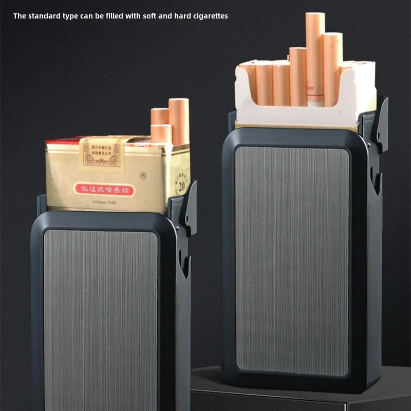 2024 New Aluminum Alloy Sliding Cigarette Case - Holds 20 King Size ...