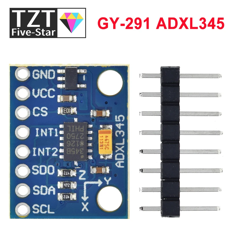 TZT-GY-291-ADXL345-Digital-Three-3-Triple-Axis-Sensor-Acceleration-Of ...