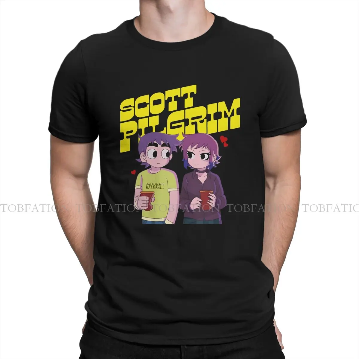 Scott-Pilgrim-Vs-The-World-Boys-And-Girl-Together-Tshirt-Graphic-Men ...