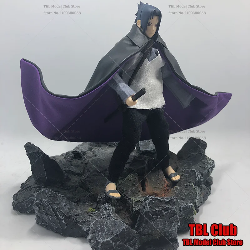 1/12 Scale Male Clothes Cloak NARUTO Uchiha Sasuke Mangikiu Sharingan ...