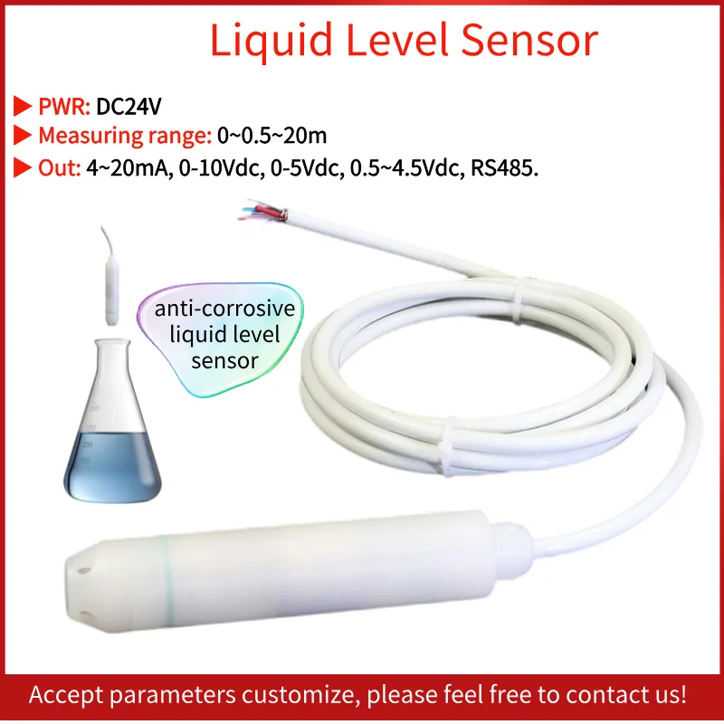 Submersible-Water-Level-Sensor-Chemicals-Acid-base-Waste-Water-Anti ...
