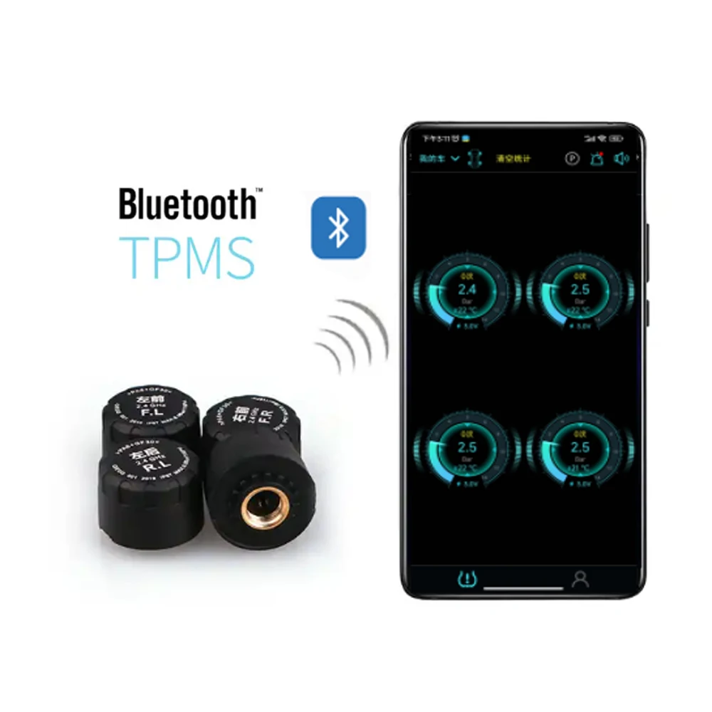 5-0-Bluetooth-Ble-TPMS-Car-for-2-10-Sensors-Tire-Pressure-Sensor ...