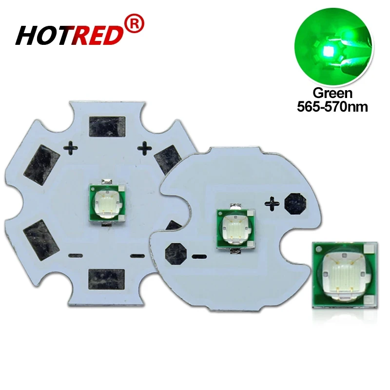 10PCS-3535-3W-Blue-Green-Cyan-565nm-570nm-575nm-LED-Beads-Lamp-Mosquito ...