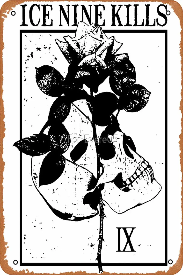 ice-nine-kills-Poster-Retro-Metal-Tin-Vintage-Sign-12-X-8-Inch-Home-Bar ...
