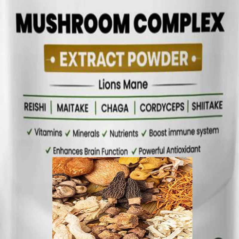 1Pack Mushroom Complex Lion's Mane Chaga Cordyceps Reishi Maitake ...