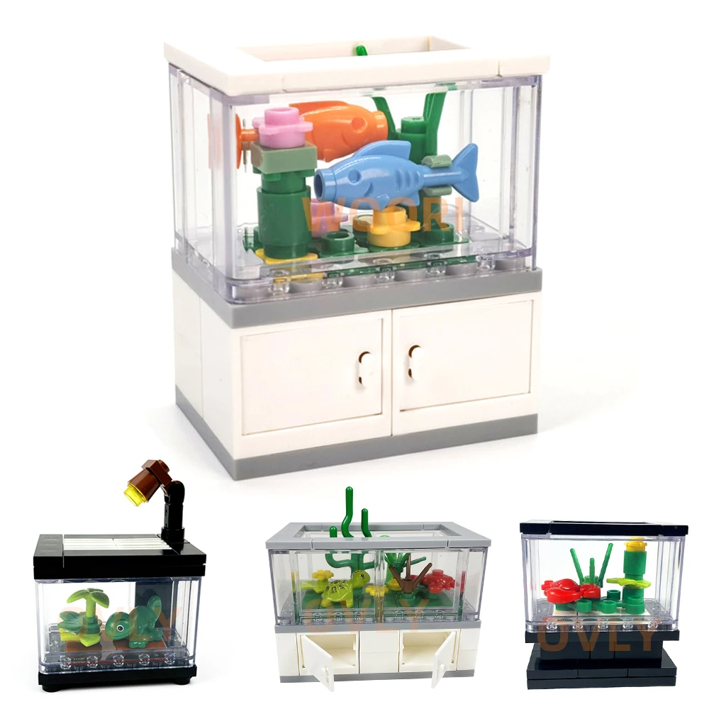 z40-Creative-Building-Blocks-City-Scene-Fish-Tank-LivingRoom-Interior ...