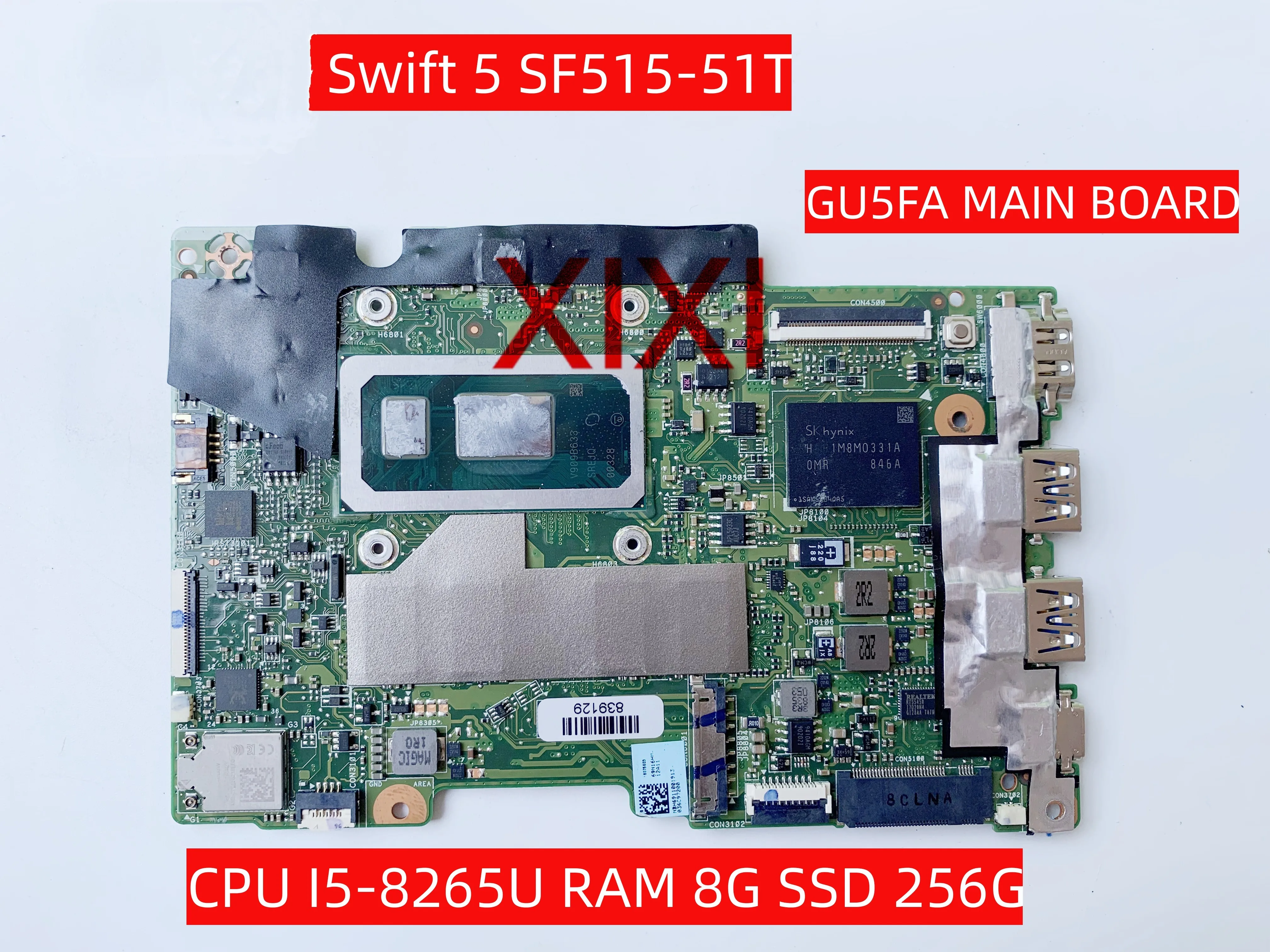 GU5FA MAIN BOARD For Acer Swift 5 SF515-51T Laptop Motherboard With CPU ...