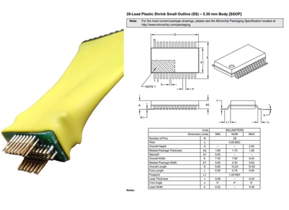 1pcs-SSOP28-chip-burning-reading-and-writing-test-probe-0-65mm-top-pin ...