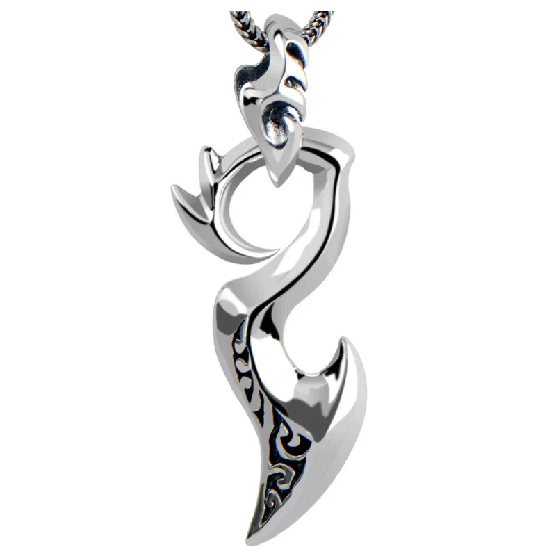 Fire Amulet ATMA *EXISTENCE* Unisex Silver Pendant / Necklace Amulet