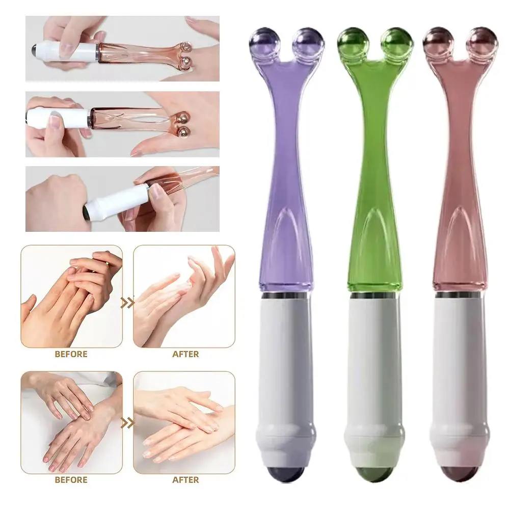 1pc Finger Joint Acupoint Massager Rollers Handheld Hand Acupuncture ...