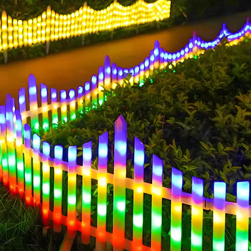Luminous-Fence-Lawn-Light-Decorative-Backyard-Led-Fence-Post-Solar ...