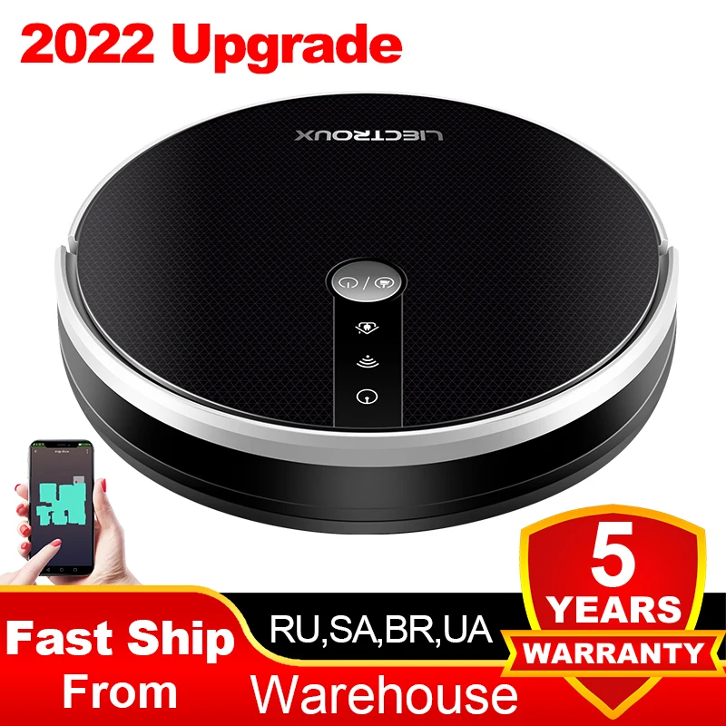 Liectroux C30b Robot Vacuum Cleaner, Map Navigation With Memory,wifi ...