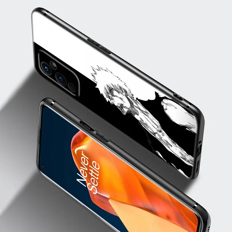 Black & White Anime Bleach Phone Case Cover for OnePlus 9 5G (08)
