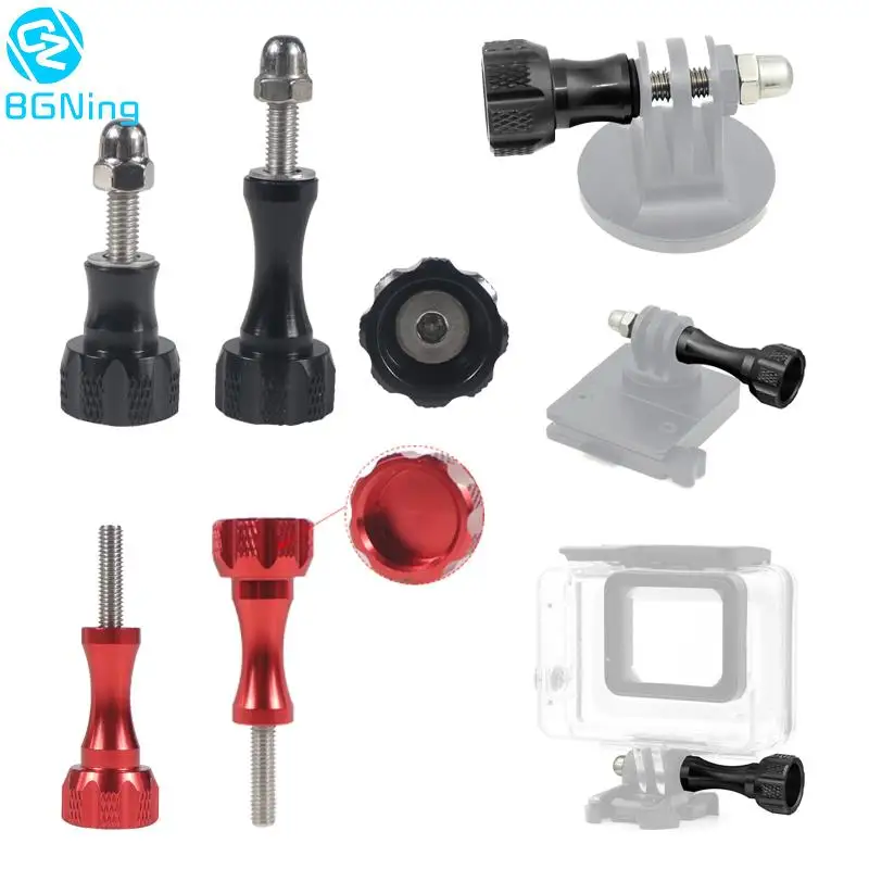 CNC Black Long / Short Screw for Gopro Hero 10 9 8 7 6 5 4 Session for ...