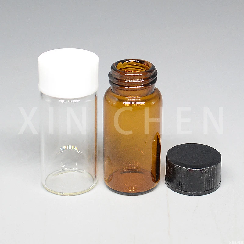 5Pcs-Mini-Amber-Glass-Bottles-Medicine-Sample-Vials-Laboratory-Powder ...