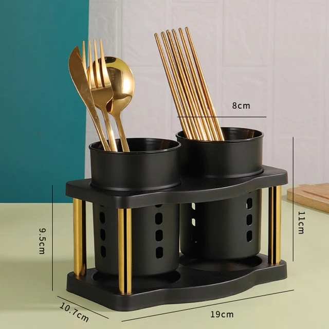 Kitchen Cutlery Holder Spoon Fork Chopstick Storage Rack Utensils ...