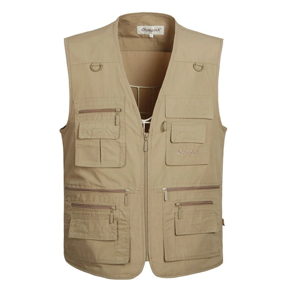Mens Work Vest Pockets | Vest Work Clothing Men | Jacket Sleeveless Men ...