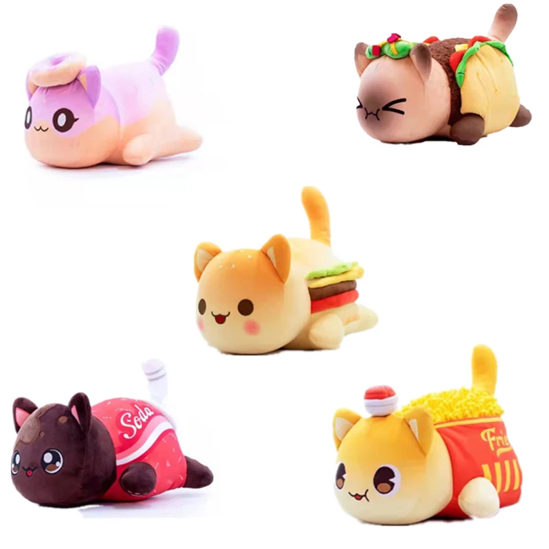 Aphmau Meows Cat Plush Toy Soft Meemeow Stuffed Donut Cat Plushes ...