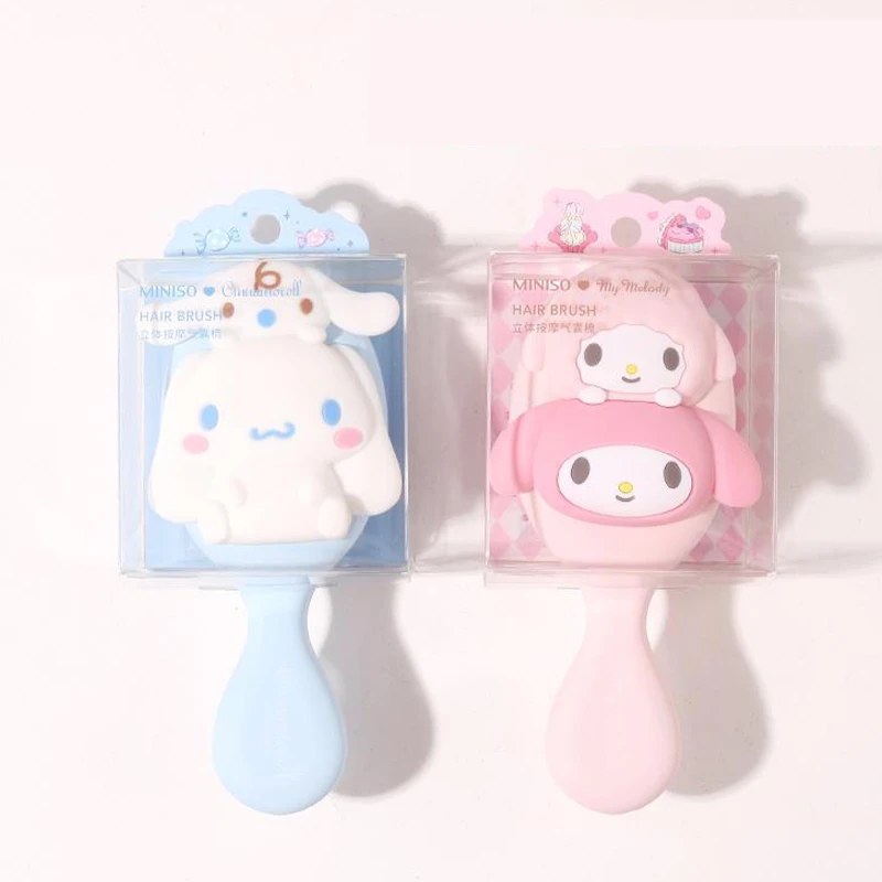 Kawaii Sanrioed Massage Air Cushion Comb Melody Cinnamoroll Three ...