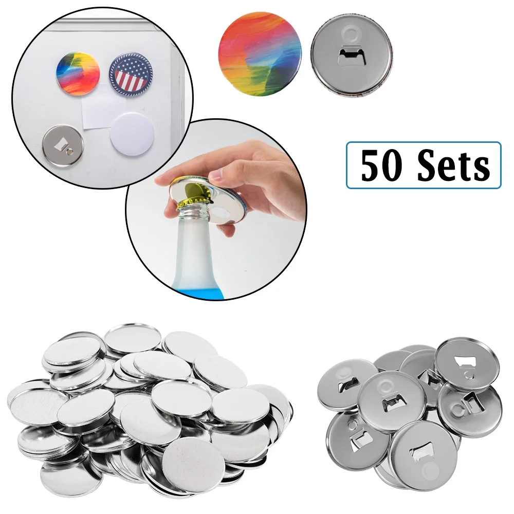 50pcs-75mm-DIY-Bottle-Opener-Refrigerator-Magnet-Badge-Making-Materials ...