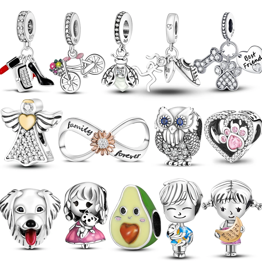 Mula-pulsera-Pandora-Original-de-Plata-de-Ley-925-para-ni-os-y-ni-as ...