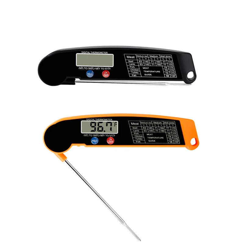 Electronic-Digital-Foldable-Probe-Thermometer-Meat-Milk-Cooking-Food ...