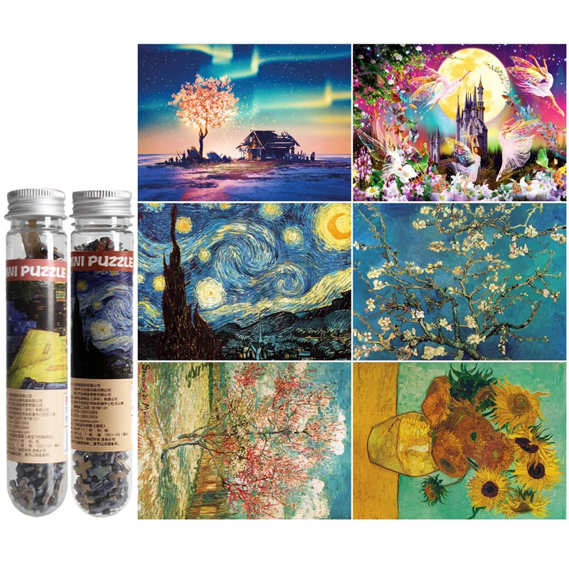 Mini Jigsaw Puzzles 234 Pieces for Adults Small Jigsaw Puzzle 6 X 4 ...