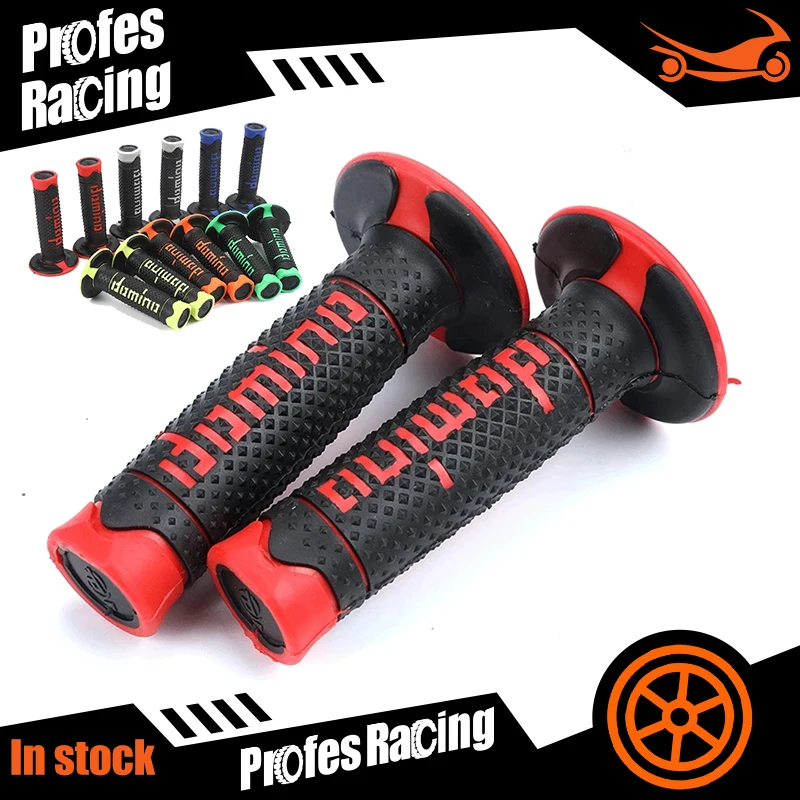 Motorcycle-Handlebar-Grip-7-8-22MM-Rubber-Part-Racing-Motocross-Grips ...