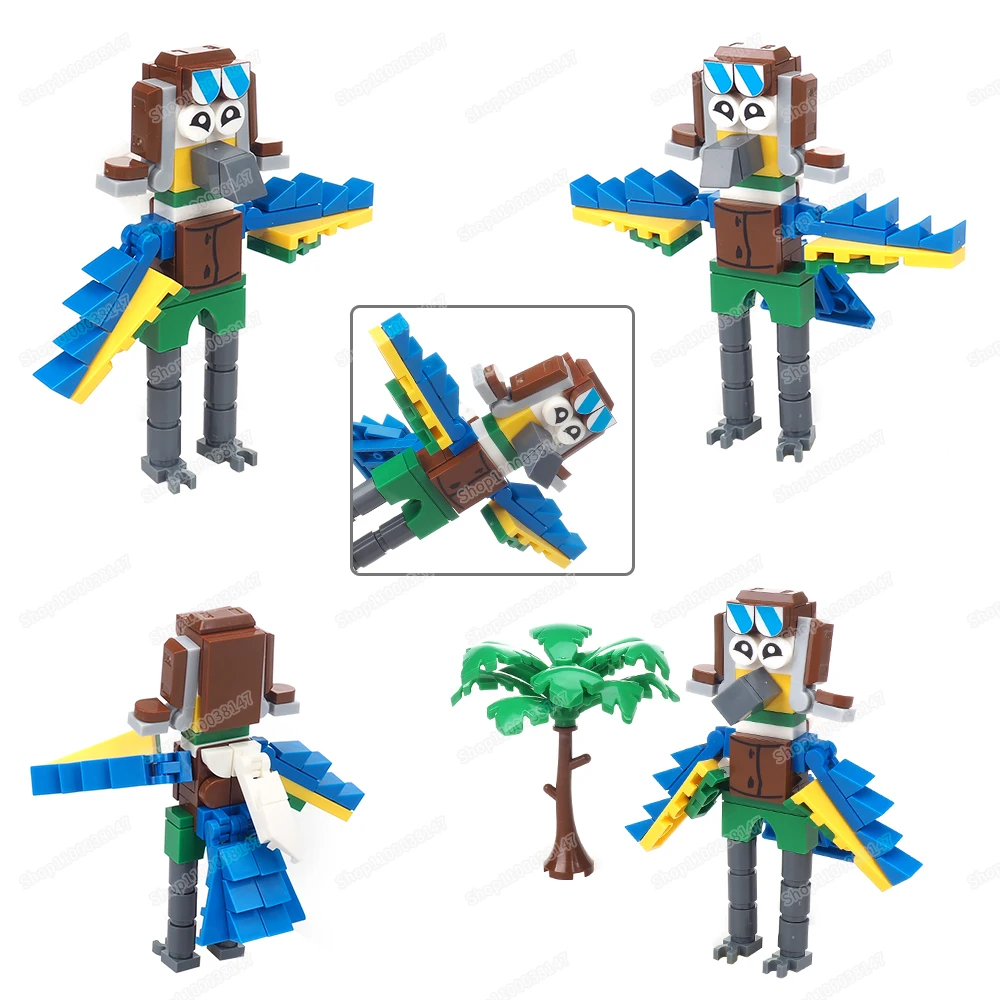 Indigo-Park-Molly-McCaw-the-Parrot-Building-Block-MOC-figures-Explore ...