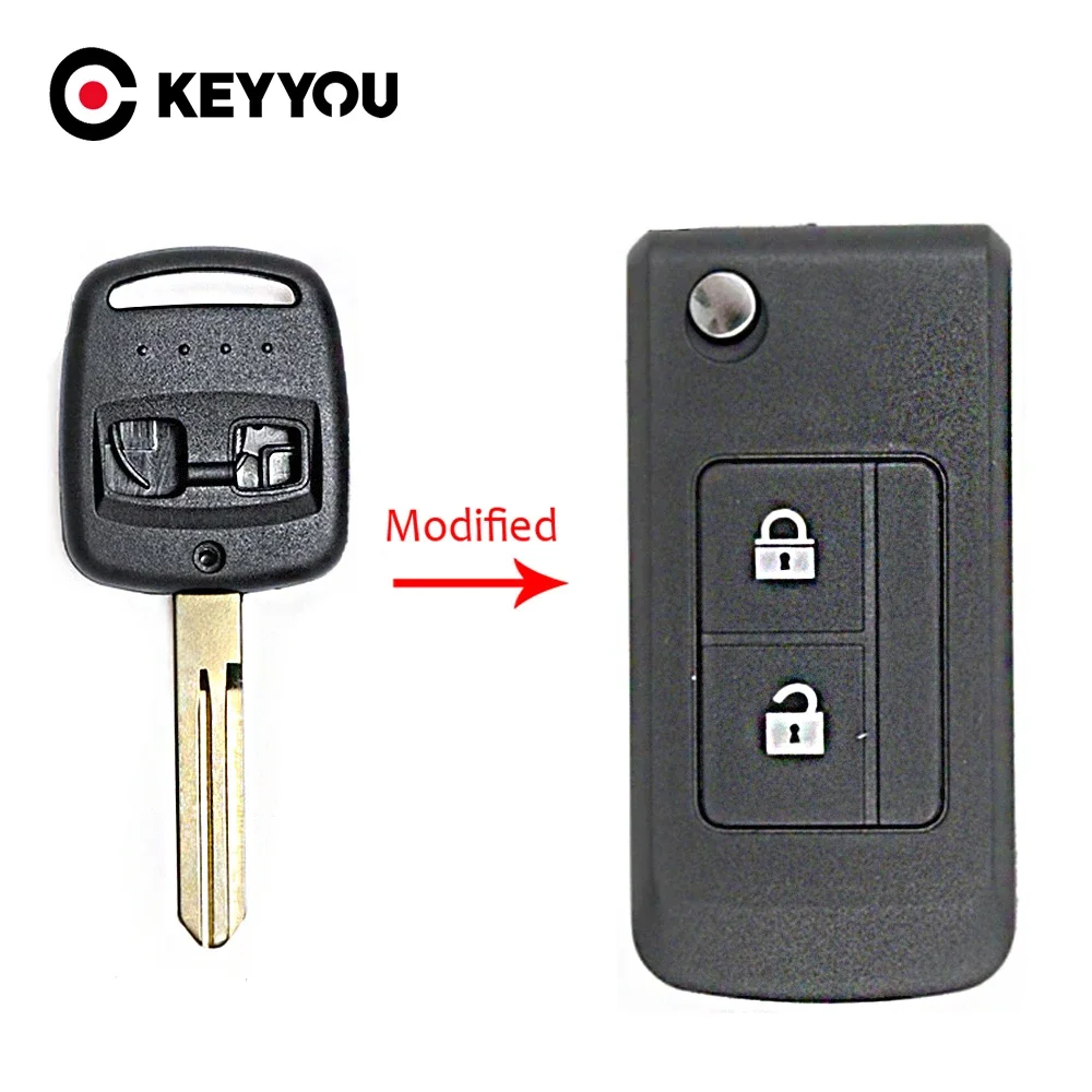 KEYYOU-For-Subaru-Outback-Legacy-Modified-Folding-Flip-Remote-car-Key ...